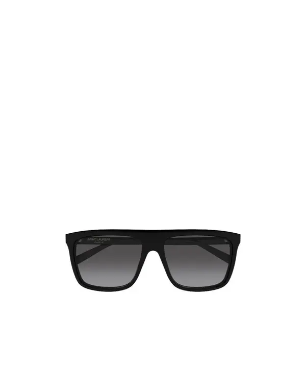 Saint Laurent Rectangle Frame Sunglasses - Black