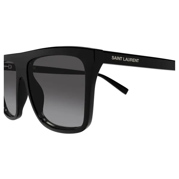 Saint Laurent Rectangle Frame Sunglasses - Black