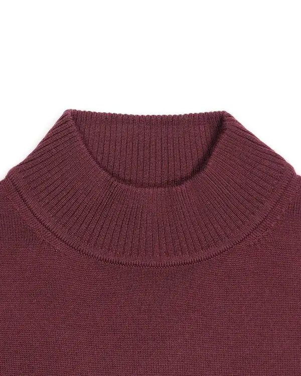 Karl Lagerfeld Striped Long Sleeve Knit Sweater - Gray