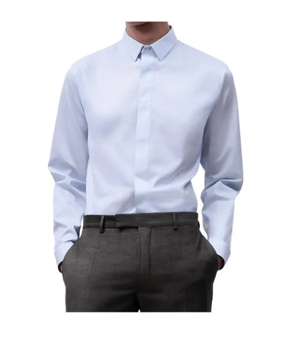 Dior Shirt With Bee Embroidery - Blue