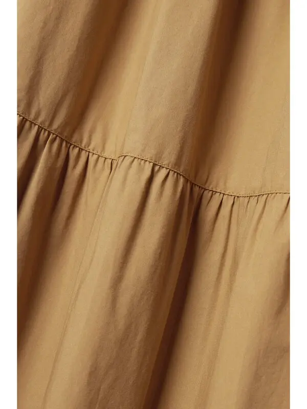 DÔEN Patchwork Design Midi Skirt