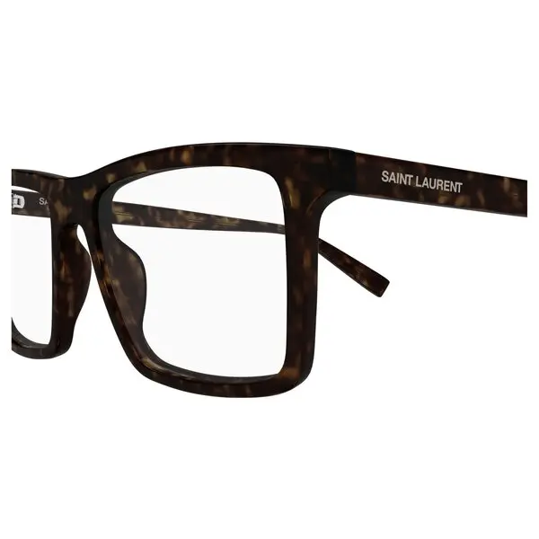 Saint Laurent Rectangle Frame Eyeglasses - Black