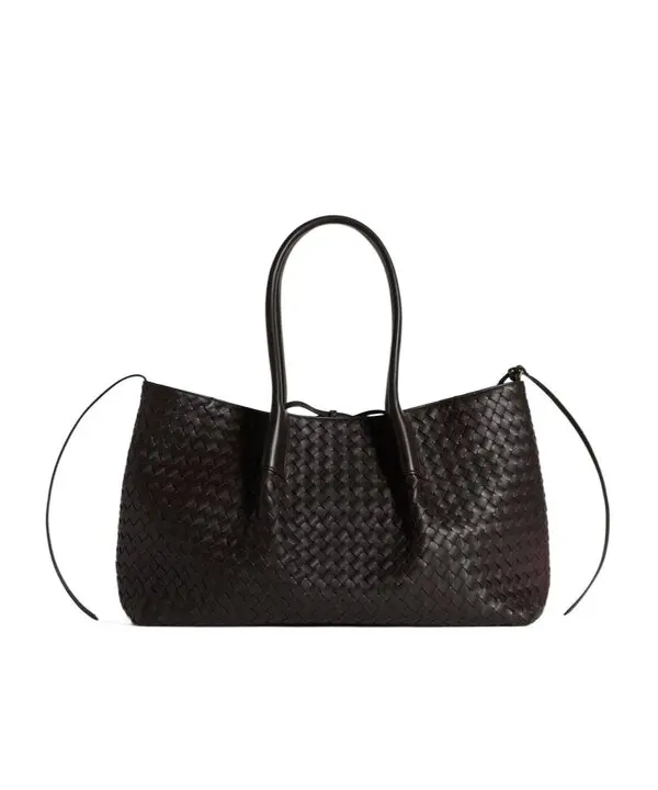 Bottega Veneta Large Pinacoteca - Espresso/off-white