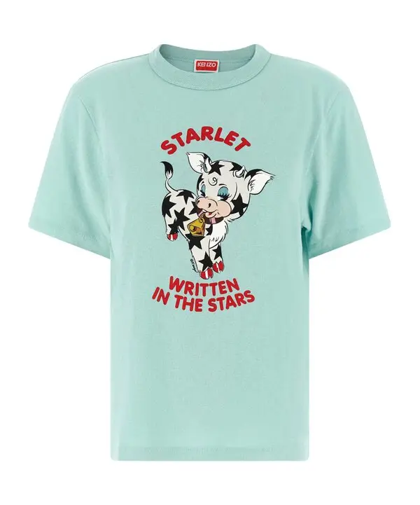 Kenzo Cartoon Graphic T-shirt - Light Blue
