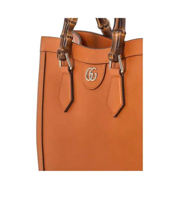 Gucci Diana Medium Top Handle Bag With Bamboo Handles