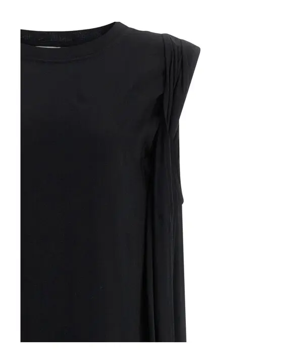 Dries Van Noten Sleeveless T-shirt Dress - Black