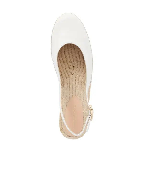 GIANVITO ROSSI Leather Slingback Espadrilles