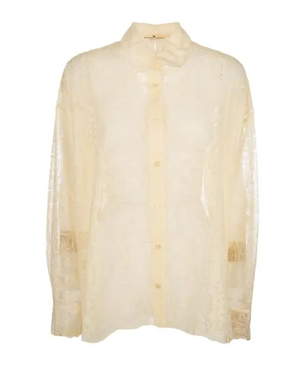 Ermanno Scervino Lace Shirt - Nude