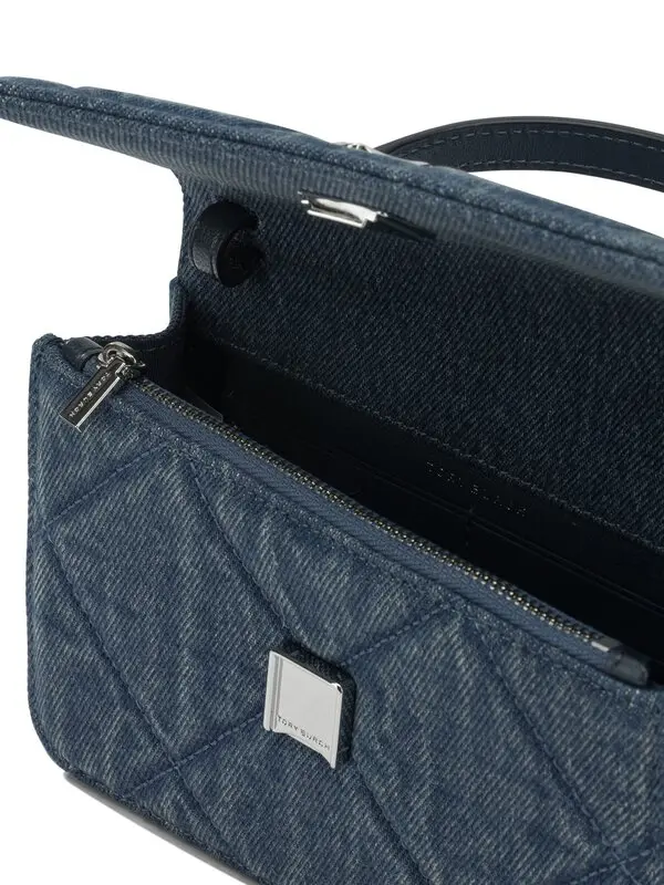 Tory Burch Kira Diamond Mini Top Handle Clutch Bag