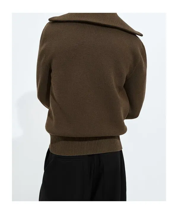 Bottega Veneta Zip-up Knitted Cardigan - Dark Moss Color