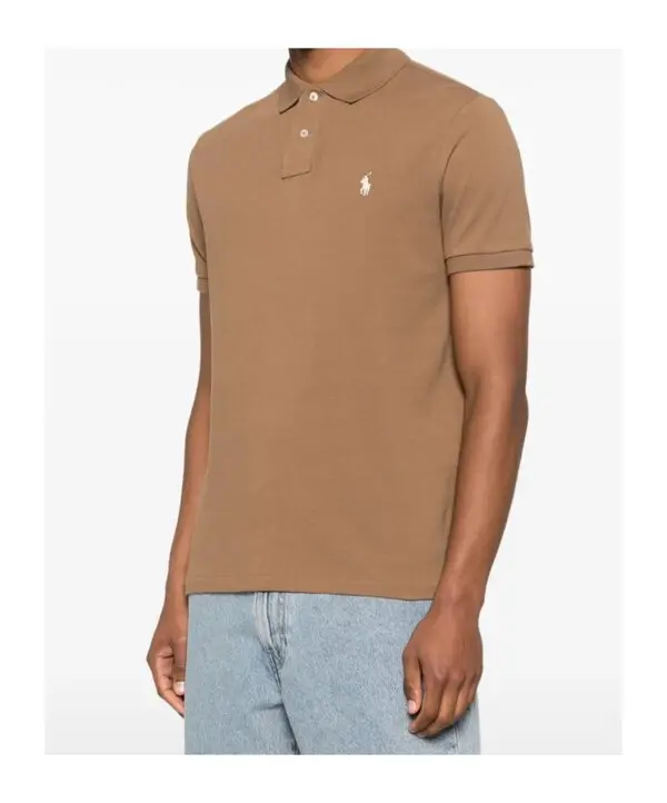 Polo Ralph Lauren Slim Fit Polo Shirt With Embroidered Logo
