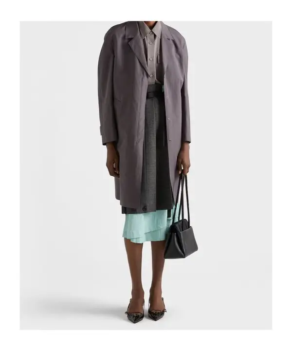 Prada Patchwork Midi Skirt