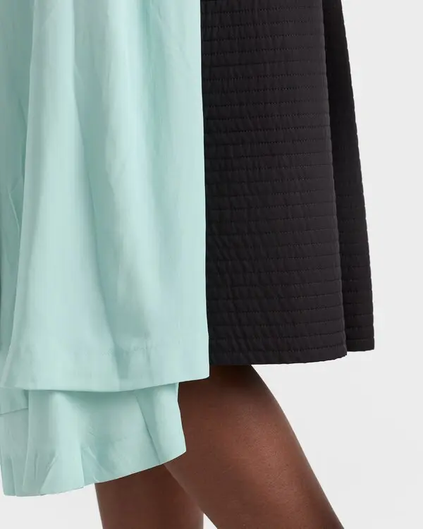 Prada Patchwork Midi Skirt