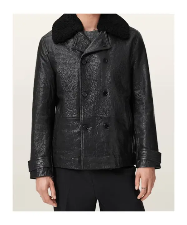 ALLSAINTS Hamlet Leather Jacket - Black