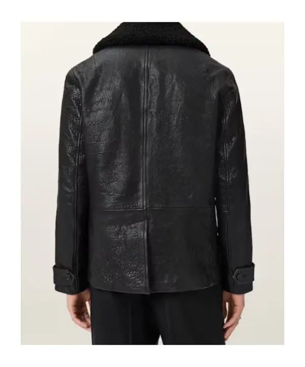 ALLSAINTS Hamlet Leather Jacket - Black