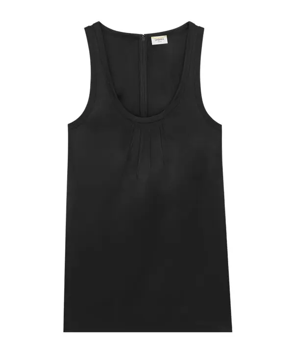 Saint Laurent Cassandre Shift Dress - Black