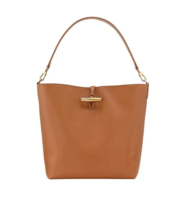 Longchamp Le Roseau Hobo Bag - Cashew