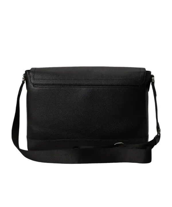 Polo Ralph Lauren Logo Detail Buckle Messenger Bag - Black