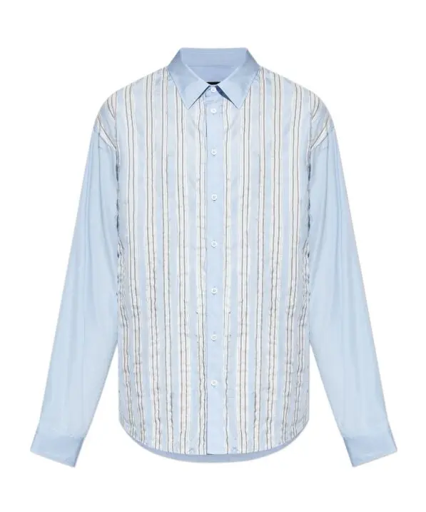 Dsquared2 Textured Striped Shirt - Blue