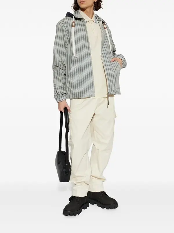Moncler Havas Striped Hooded Jacket - No