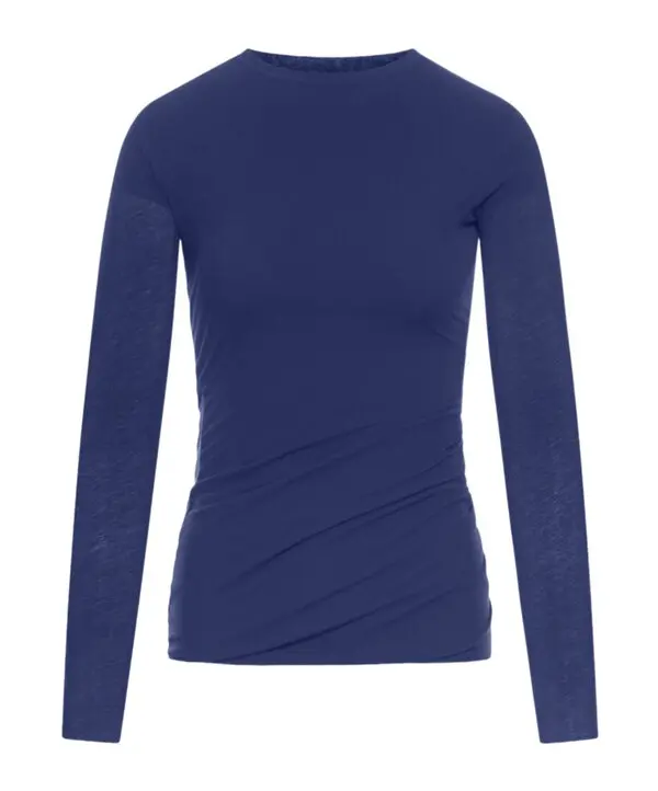 JIL SANDER Crewneck Long-sleeved Top - Blue