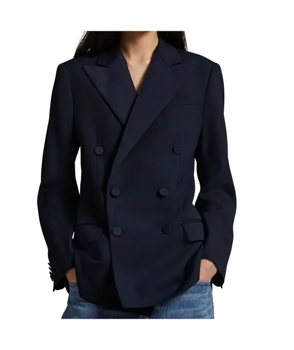 Ralph Lauren Double-breasted Jacket With Notch Lapel
