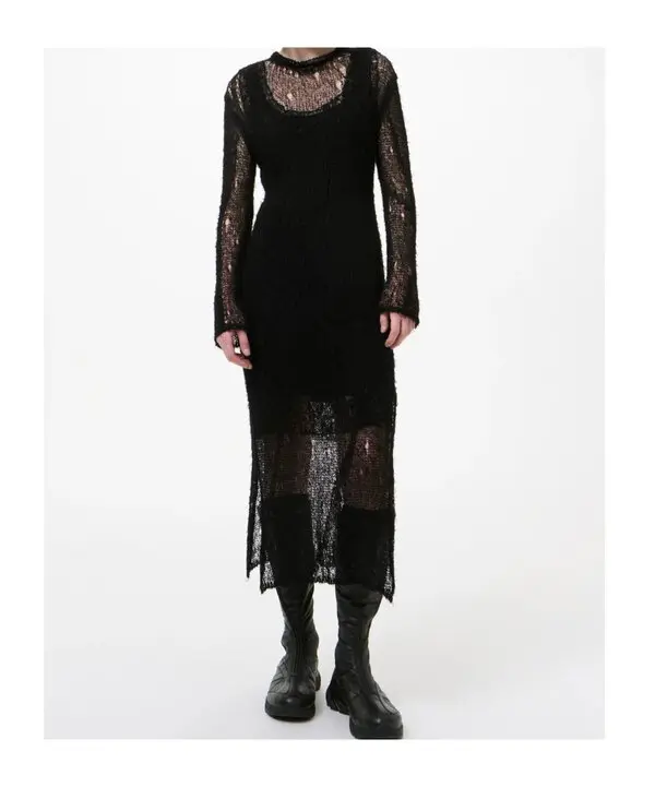 Our Legacy Ragged Open-knit Maxi Dress