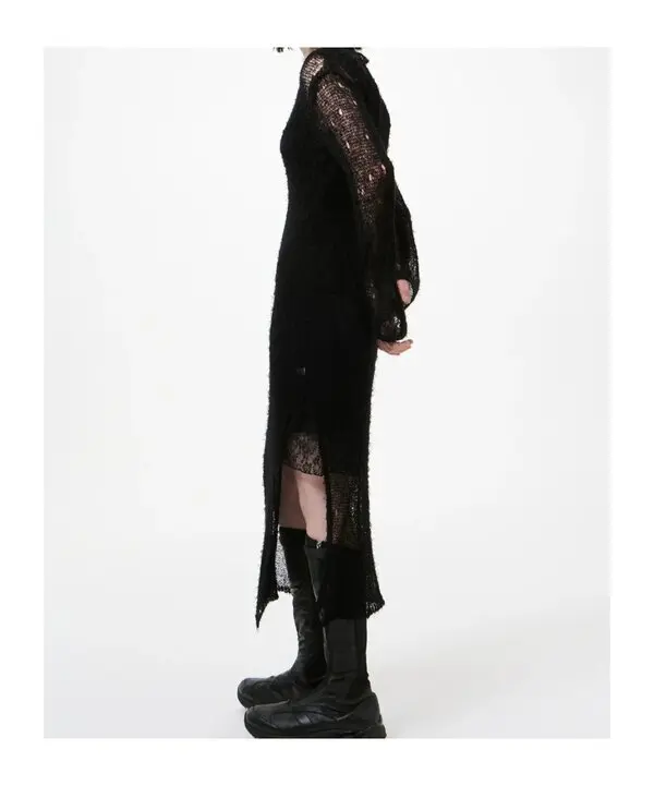 Our Legacy Ragged Open-knit Maxi Dress