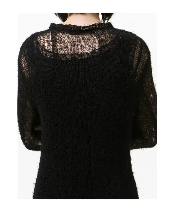 Our Legacy Ragged Open-knit Maxi Dress