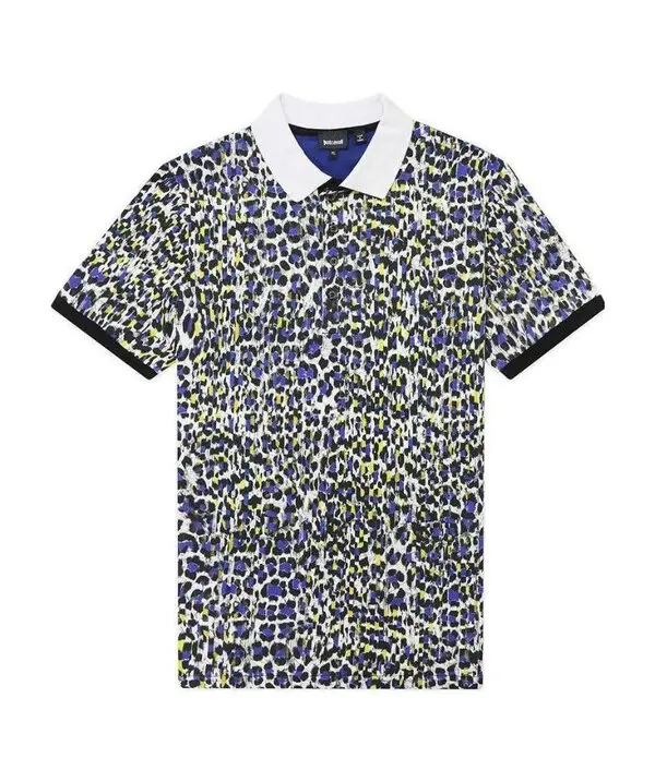 Just Cavalli Printed Polo Shirt