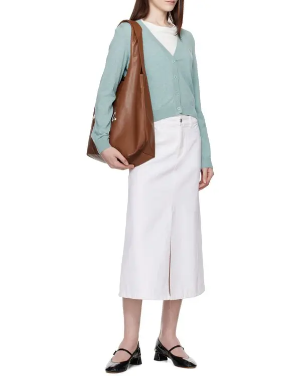 A.p.c. Logo Printed Tote Bag - Brown