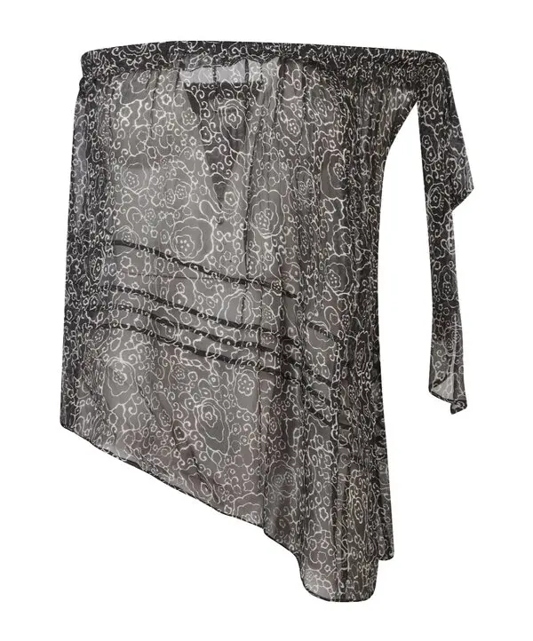 Isabel Marant Étoile Asymmetrical Paisley Print Cover-up