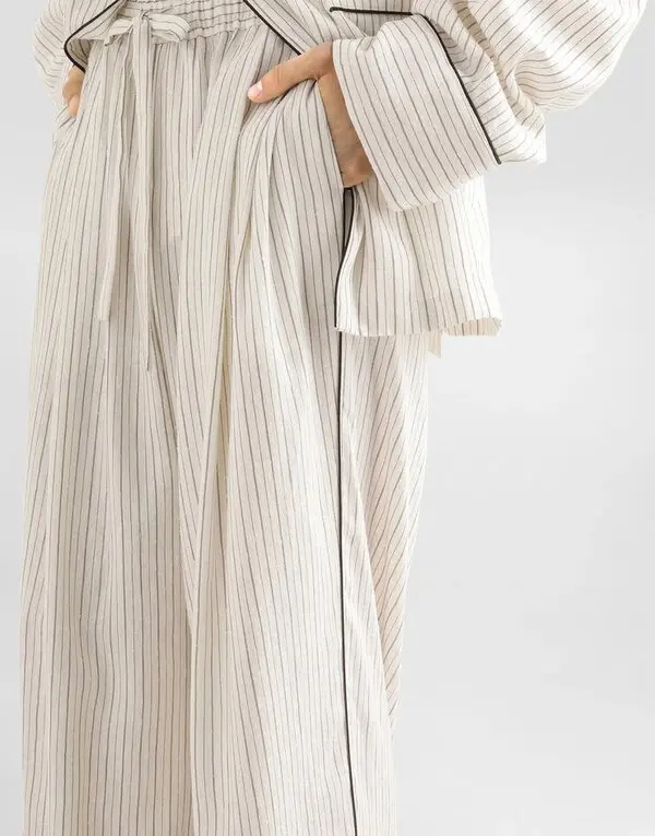 Dolce & Gabbana Relaxed Fit Striped Trousers - Multi-color
