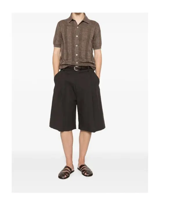 Brunello Cucinelli Short-sleeved Knitted Shirt