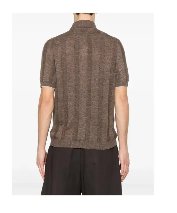 Brunello Cucinelli Short-sleeved Knitted Shirt