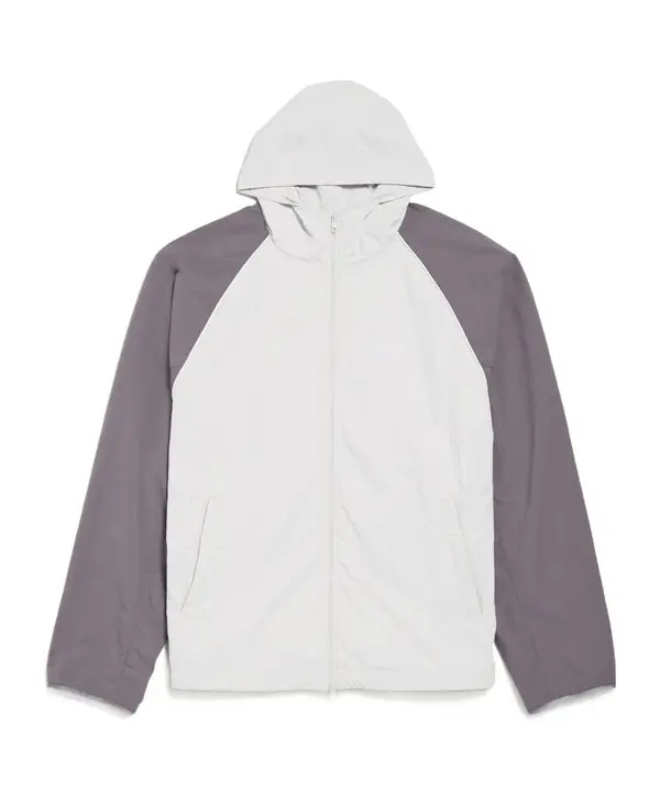 Balenciaga Embroidered Logo Hooded Jacket - White