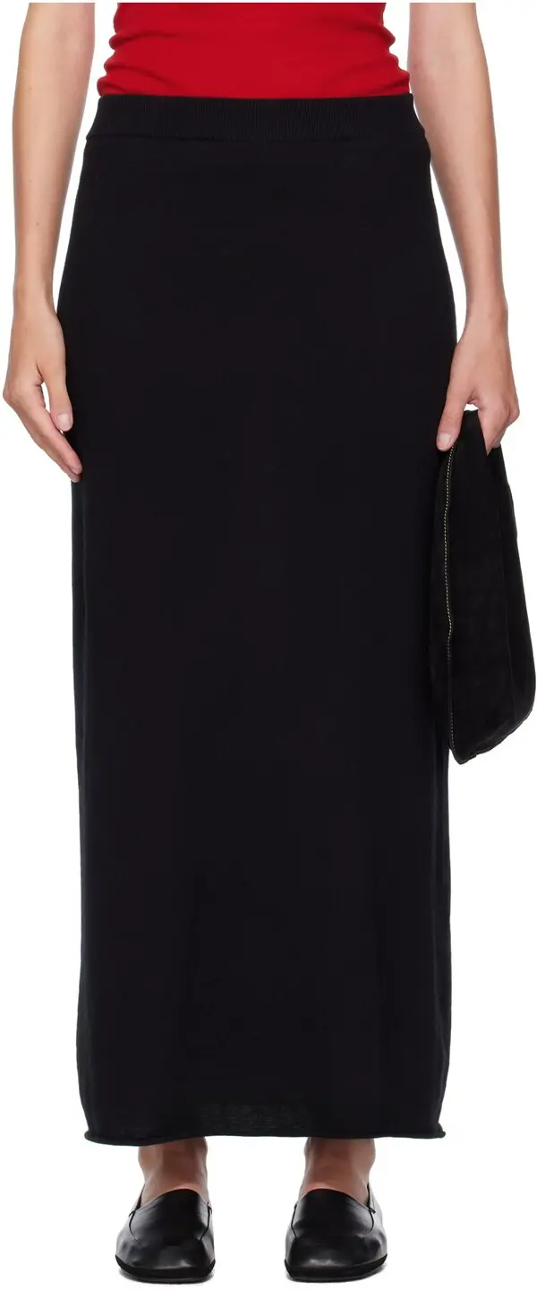 LISA YANG High Waist Maxi Skirt