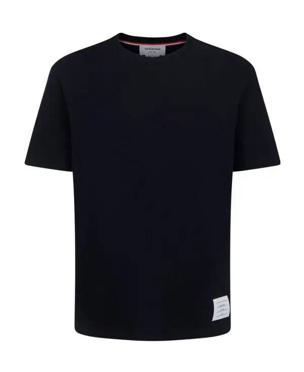 Thom Browne Classic Pique 4-bar T-shirt - Navy Blue