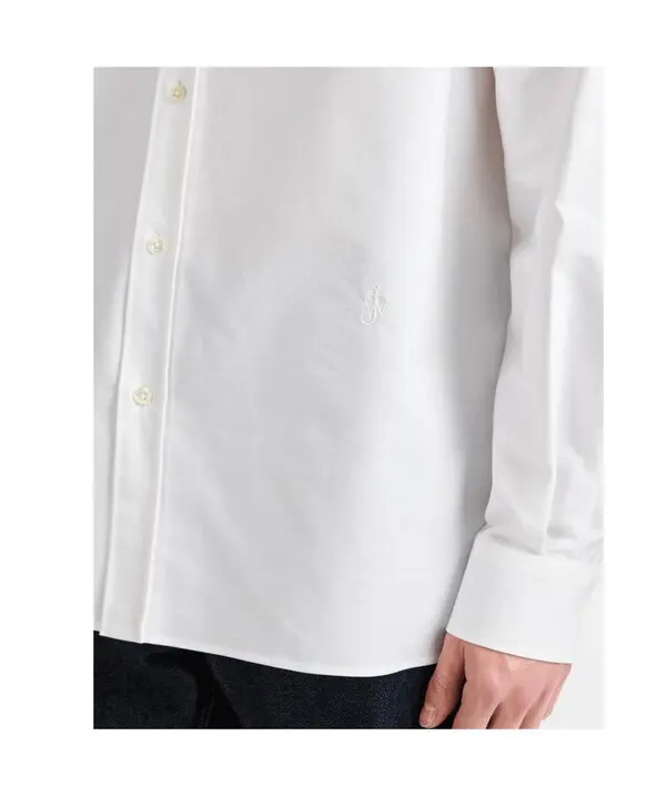 J.W.ANDERSON Embroidered-logo Shirt - White