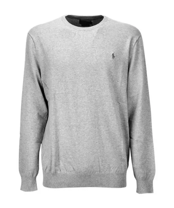 Polo Ralph Lauren Slim Fit Crewneck Jumper - Gray