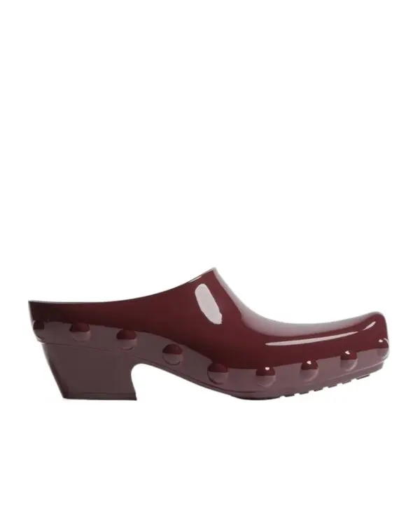 Bottega Veneta Gondola Clogs - Deep Mahogany