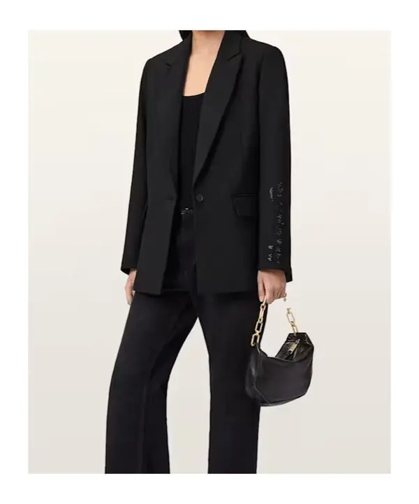 ALLSAINTS Ottie Relaxed Skull Blazer
