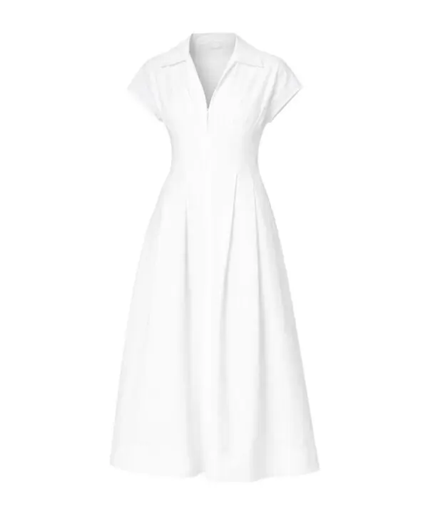 Simkhai Farlow Midi Dress - White