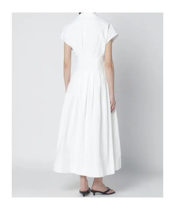 Simkhai Farlow Midi Dress - White