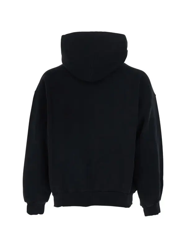 Balenciaga Logo Printed Fleece Hoodie