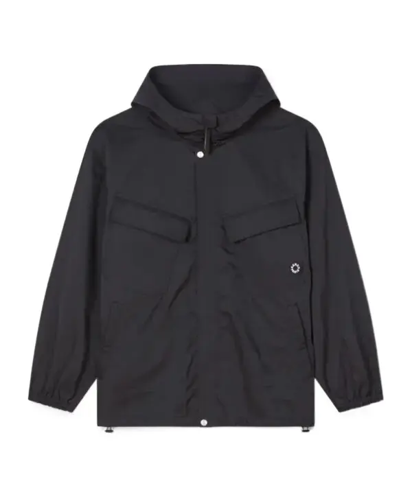 Kenzo Zip-up Short Windbreaker With Boke Flower 2.0 Badge
