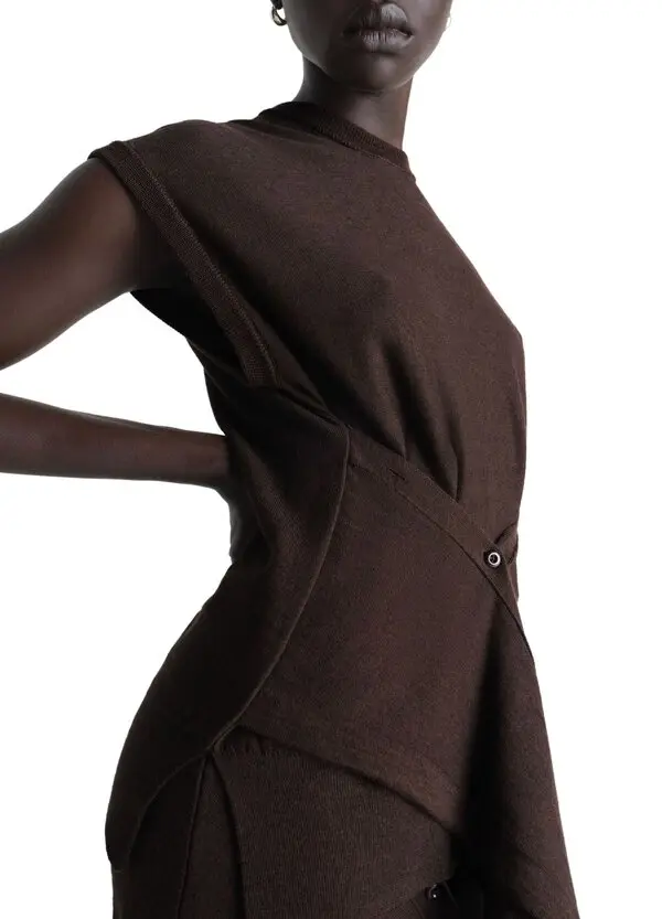 LEMAIRE Sleeveless Buttoned Top