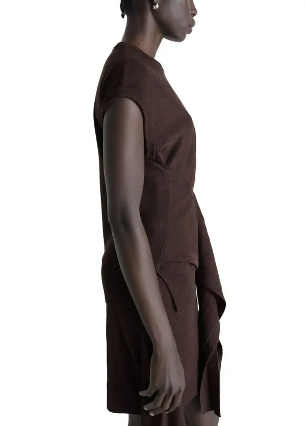 LEMAIRE Sleeveless Buttoned Top