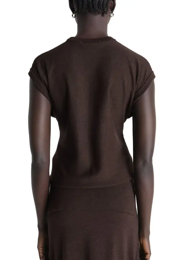 LEMAIRE Sleeveless Buttoned Top