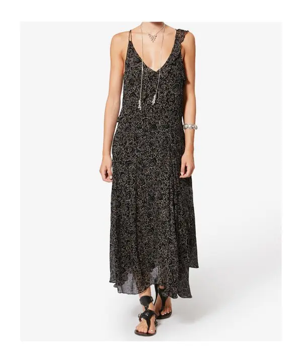 Isabel Marant Étoile Luxie Printed Midi Dress